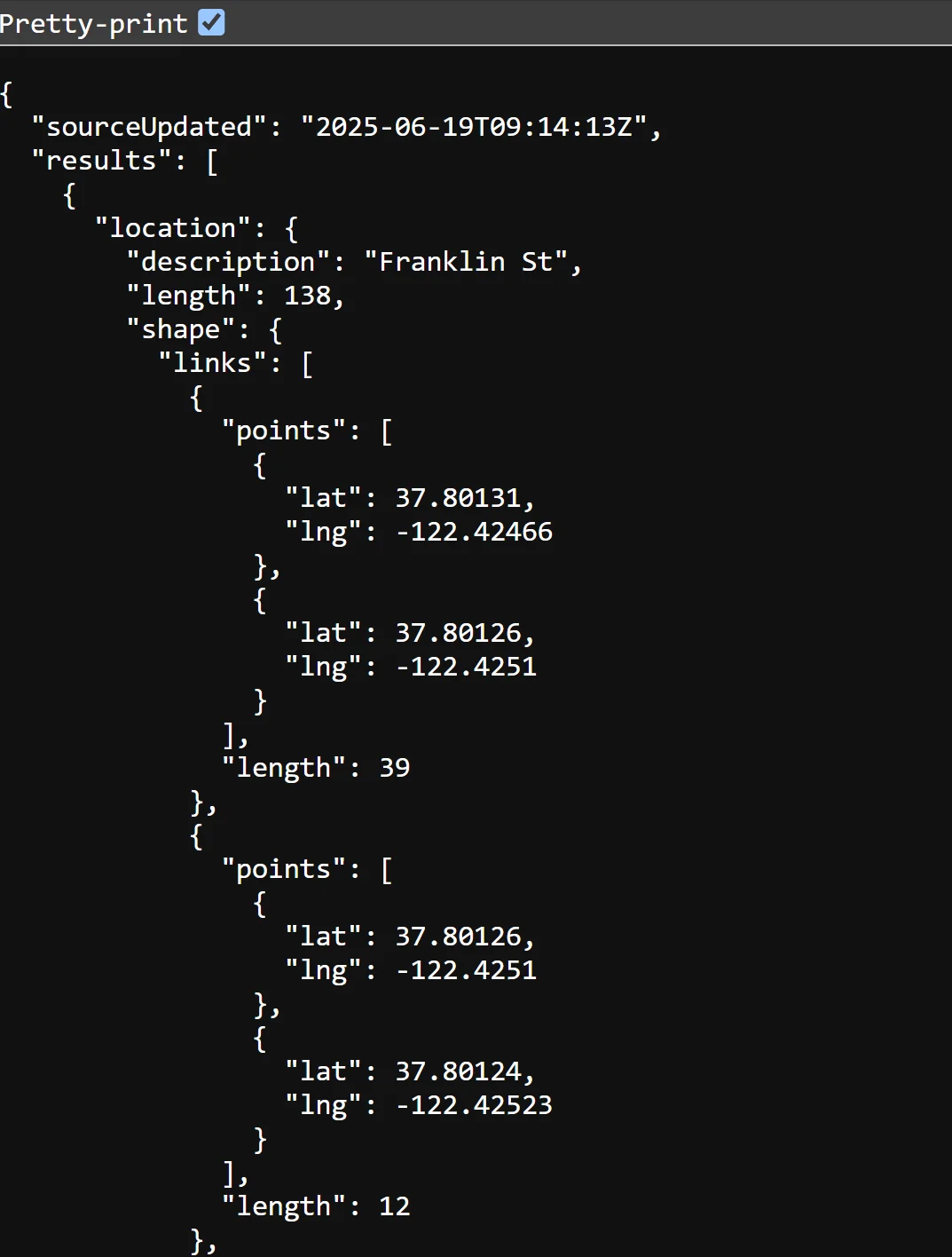 How to Build Road Segments from HERE Traffic API Response with FME