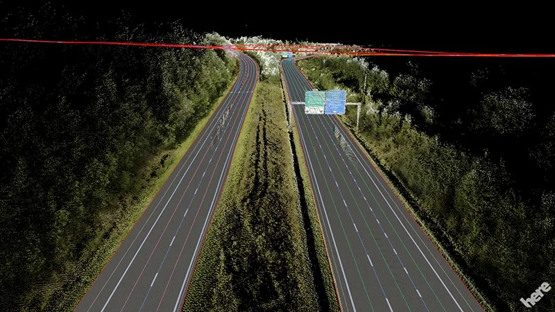 HERE introduces HD Live Map to show the path to highly automated driving