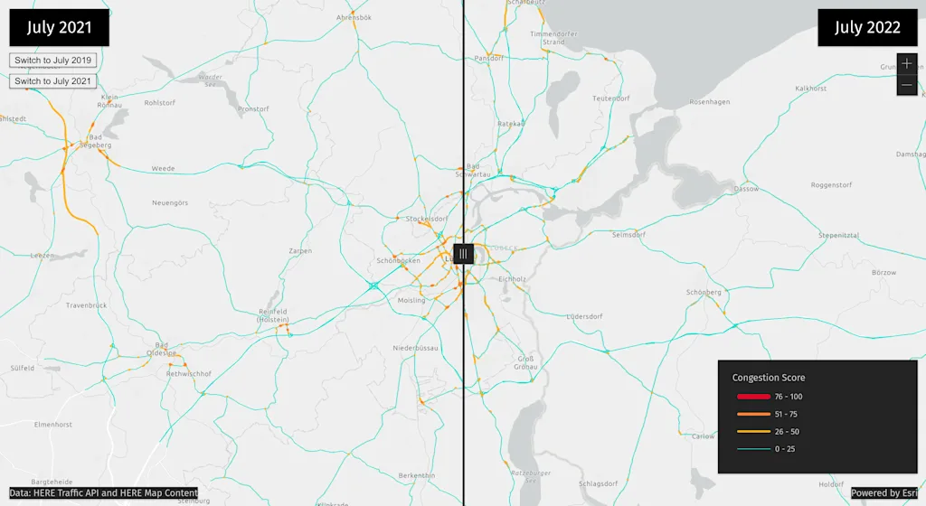 How we integrated HERE Speed Data and Map Content with ArcGIS to create ...