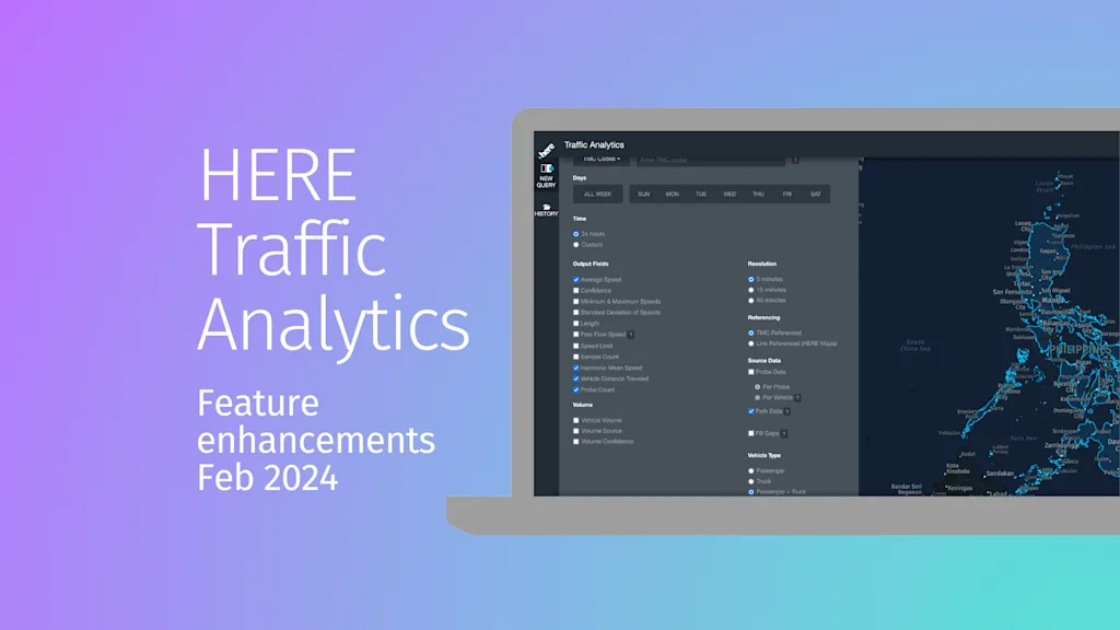 New Enhancements in HERE Traffic Analytics - Speed Data