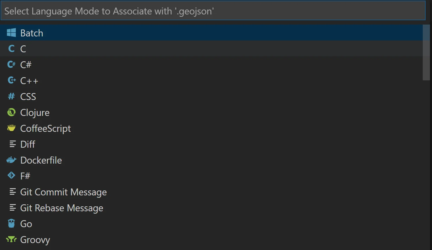 Working with GeoJSON and Visual Studio Code