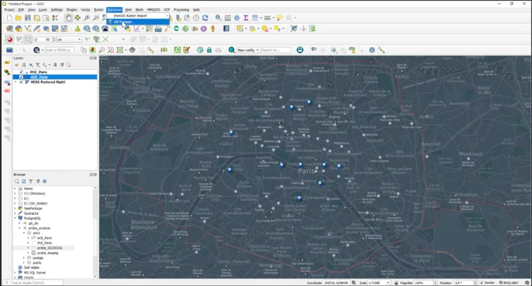 HERE Probe Data Visualization with QGIS