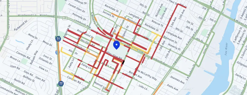 Game day gridlock: ranking US football stadiums by traffic
