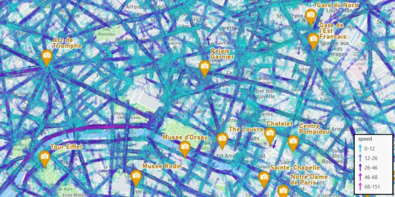 Better understand the movement of people and vehicles with HERE Probe Data