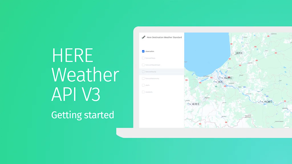 Working with HERE Weather API V3
