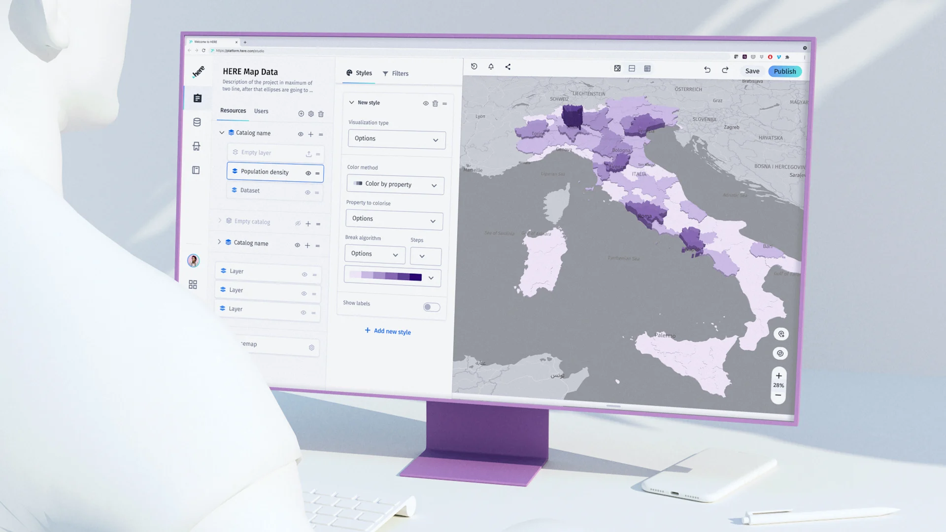 HERE Developer Portal | DevDocs | Location Data | HERE