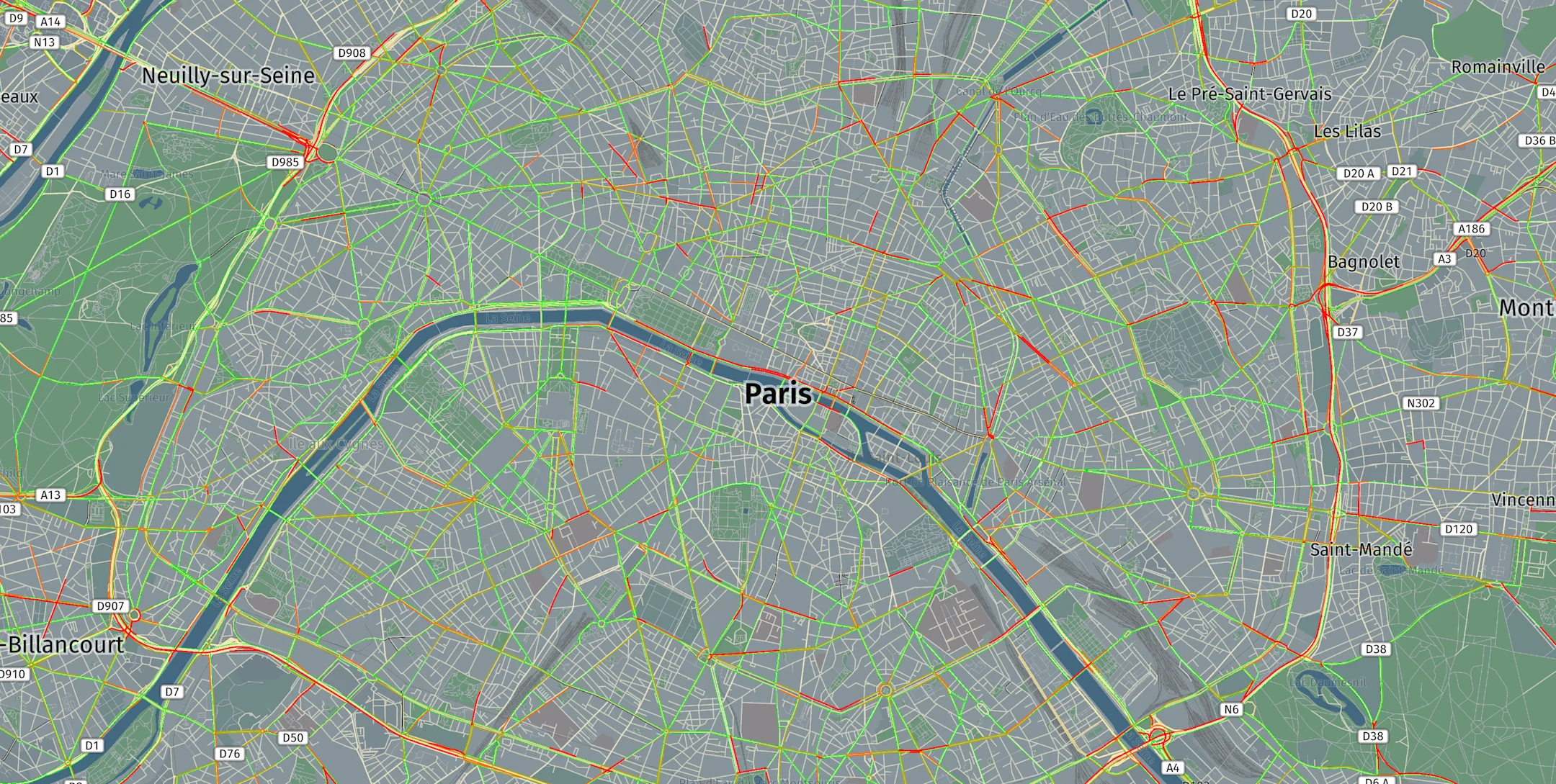 Before and after Lockdown 2: Europe's traffic congestion mapped