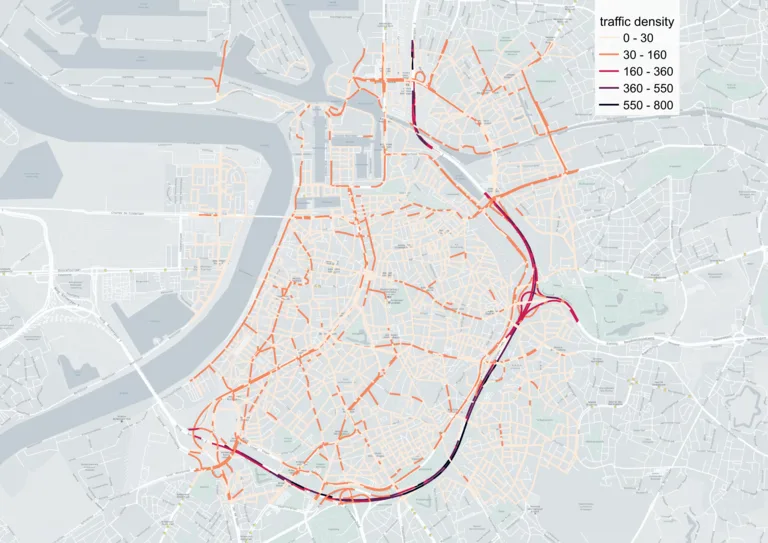 Locate to innovate: the link between traffic density and pollution revealed