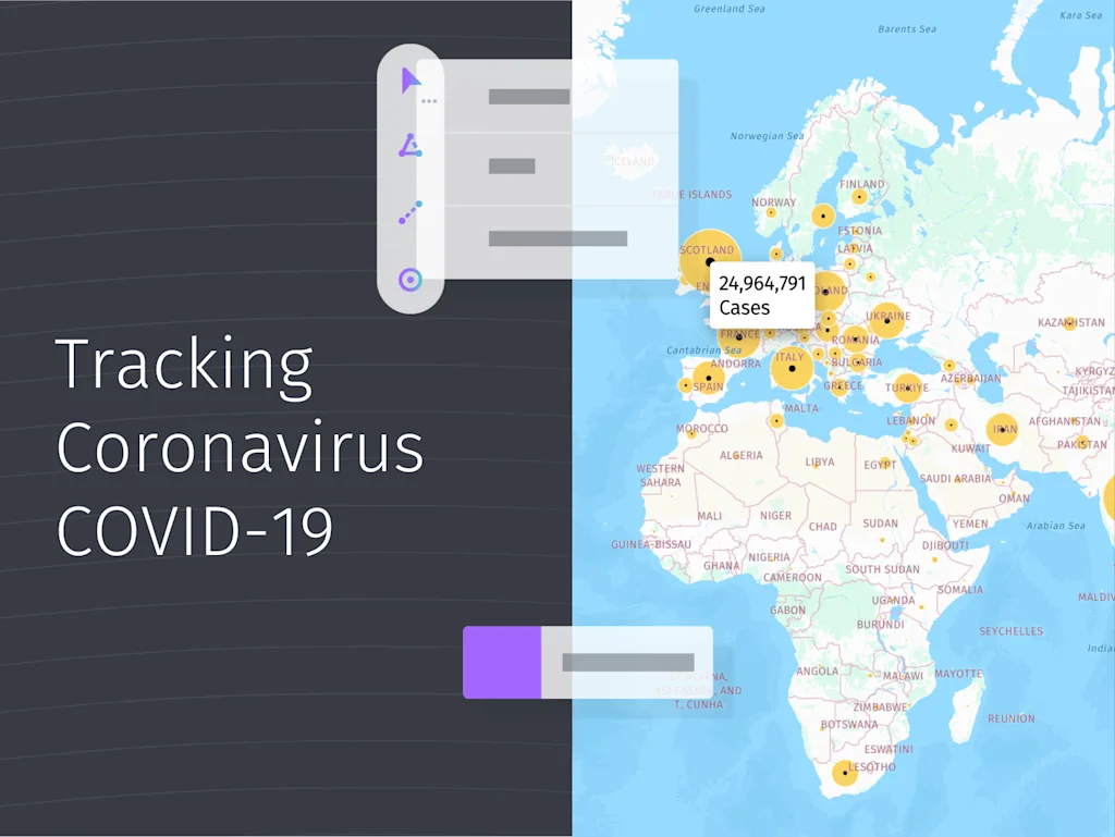 Visualizing COVID-19 Data with the HERE Maps API for JavaScript
