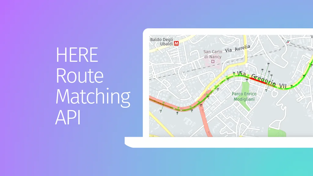 How the HERE Route Matching API Turns GPS Traces into Meaningful Routes