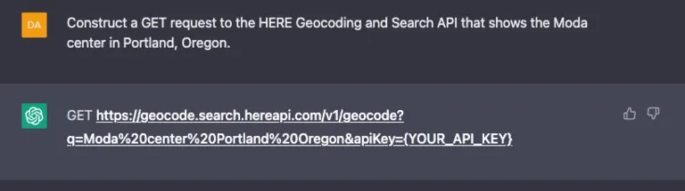 Geocoding & Search API with your guide, ChatGPT...
