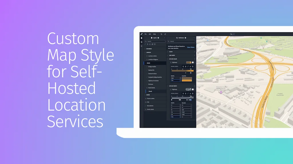How to create custom map style using HERE Style Editor for Self-Hosted Location Services