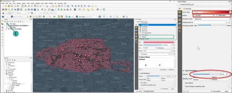 HERE Probe Data Visualization with QGIS