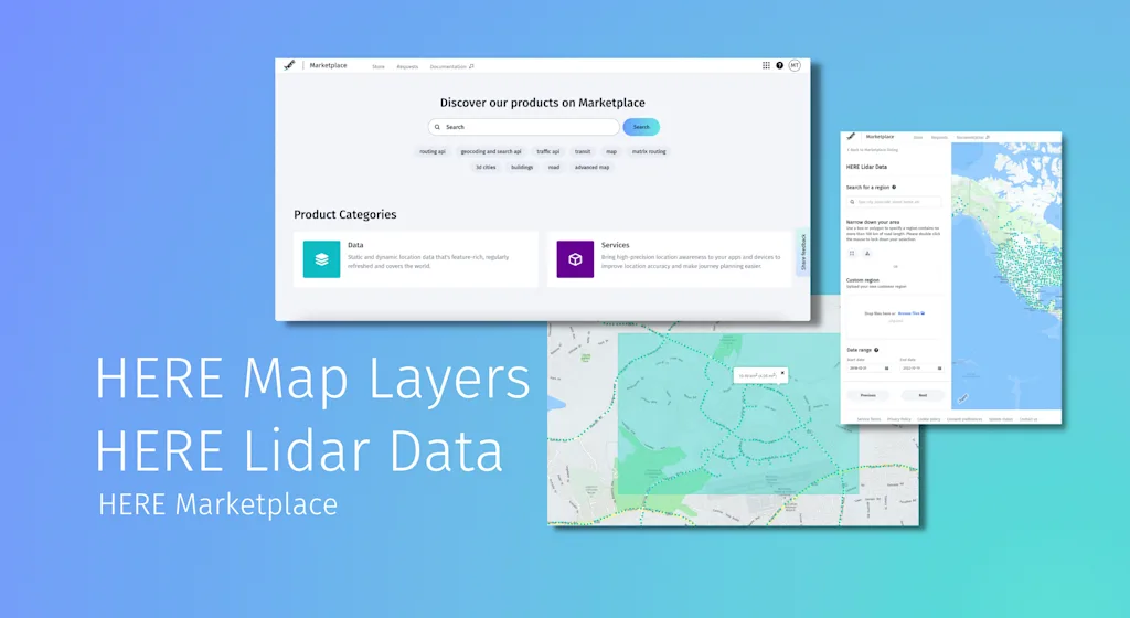 HERE Map Layers and HERE Lidar Data now available on HERE Marketplace