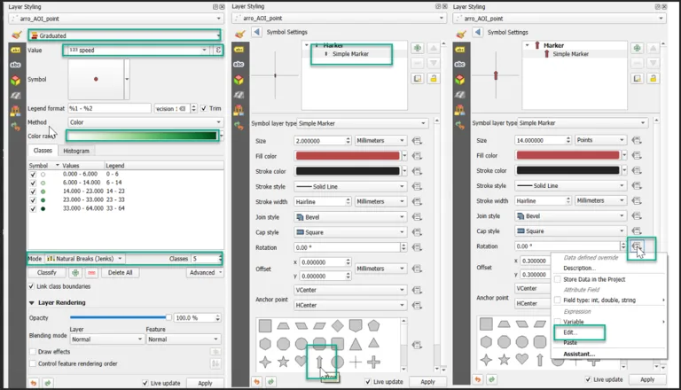 HERE Probe Data Visualization with QGIS