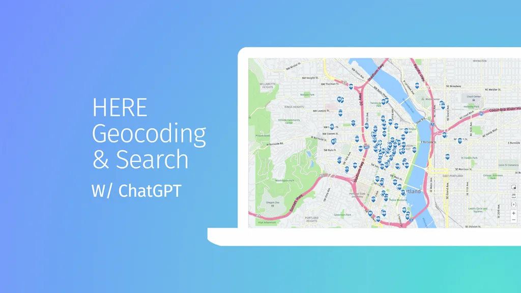 Geocoding & Search API with your guide, ChatGPT...